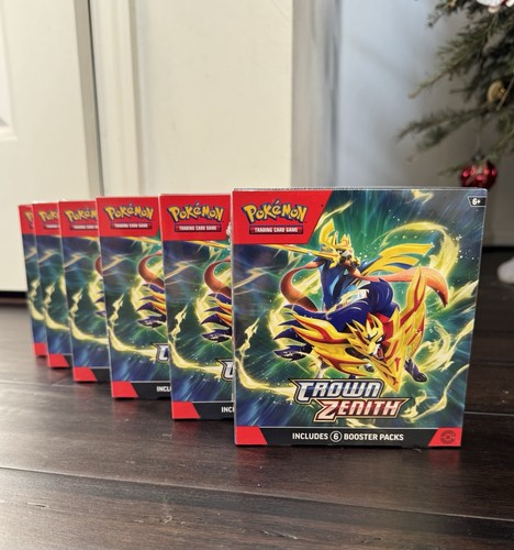 Pokemon TCG Crown Zenith Booster Bundle Lot of 6 - BRAND NEW FACTORY ...