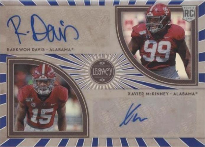 2020 Panini Legacy Raekwon Davis Xavier McKinney #FC-RX for sale | eBay