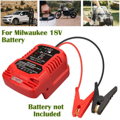 Jumper Starter Jump Kit 11AWG Car Booster Cable For Milwaukee 18V Power ...