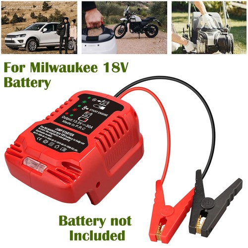 Jumper Starter Jump Kit 11AWG Car Booster Cable For Milwaukee 18V Power ...