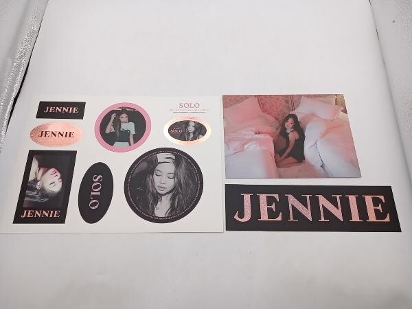 BLACKPINK JENNIE SOLO Special Edition 1st Photobook Sticker Photocard ...