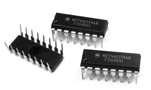 MC74HC139AN (SN74HC139N) DUAL 2 TO 4 DECODER/DEMULTIPLEXER 74HC139 IC ...