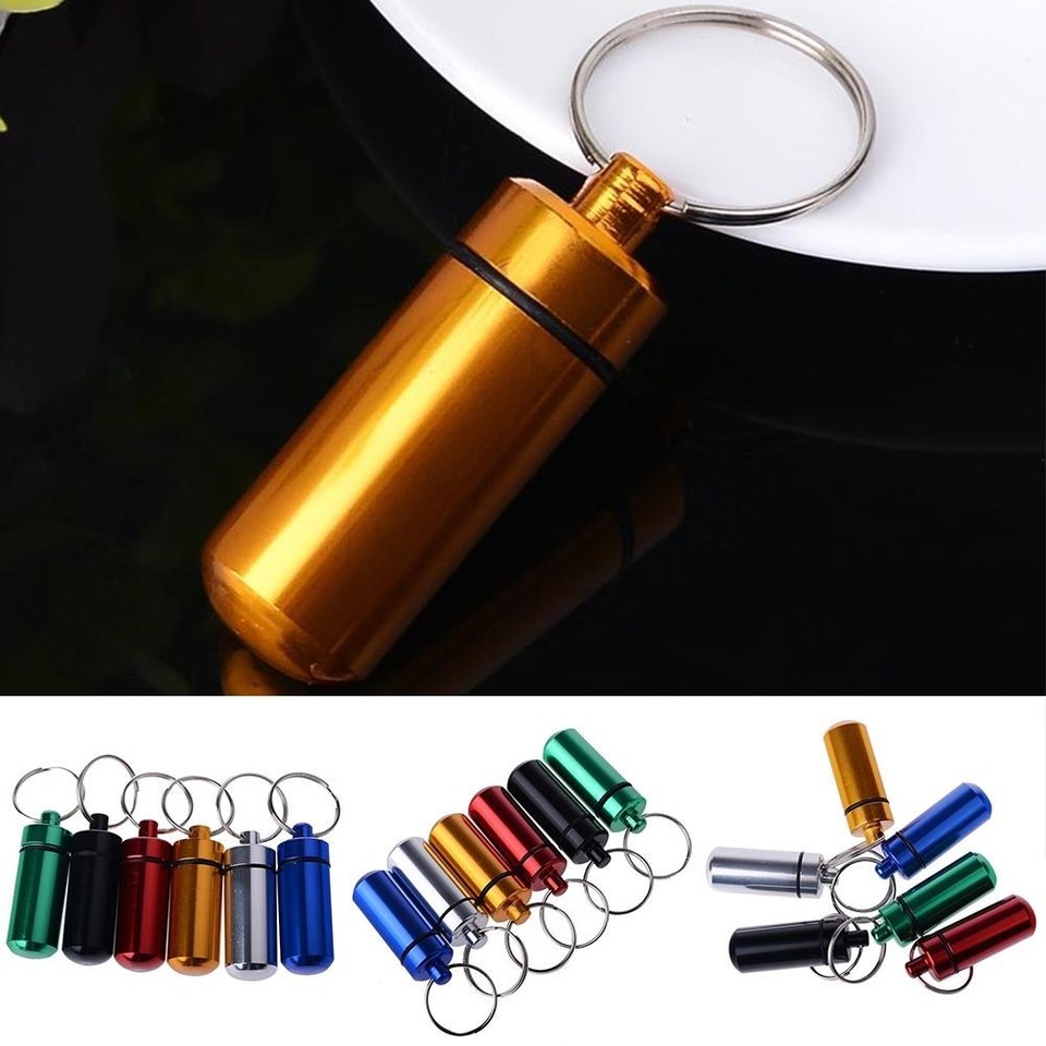 Small Waterproof Pill Tablet Medicine Storage Box Bottle Case Container ...