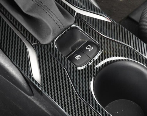 5X Carbon Fiber Style Console Gear Frame Cover Trim For Toyota Corolla ...