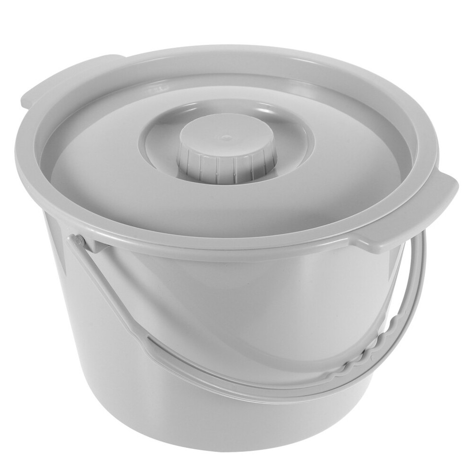 Commode Chair Elderly Bedside Urinal Pan with Handle Portable Toilet ...