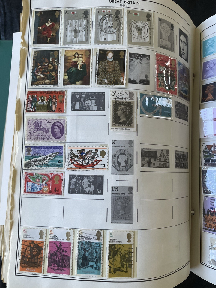 H.E. Harris - Senior Statesman World Stamp Album - A-L -1972 - 7800 ...