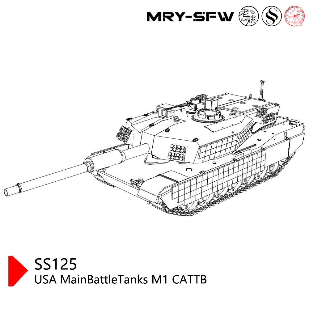 PreSale 1/35 Model USA MainBattleTanks M1 CATTB | eBay