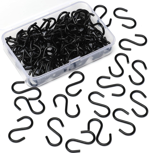 100 Pieces 1 Inch Mini S Hooks Small S Hooks Stainless Steel S Shaped ...