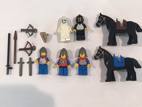 LEGO minifigures lot horses, crusader, lion, Vintage Ghost Knights | eBay