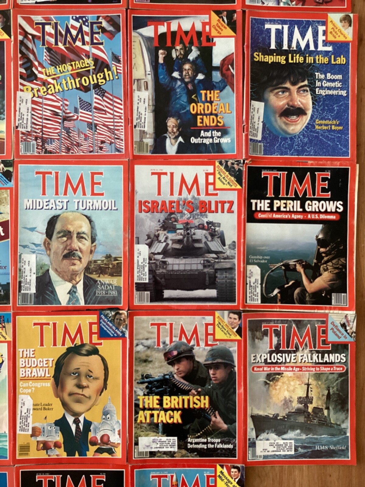 Large Lot of 41 Vintage Time Magazines, 1980-82 | eBay