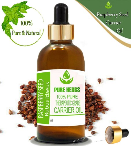 Pure Herbs Raspberry Seed 100% Pure & Natural Rubus Idaeus Carrier Oil ...