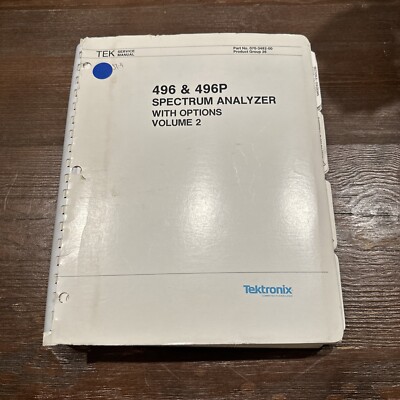 Manuals & Books - Spectrum Analyzer