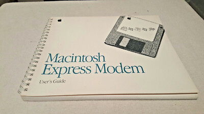 Macintosh Express Modem User's Guide | eBay