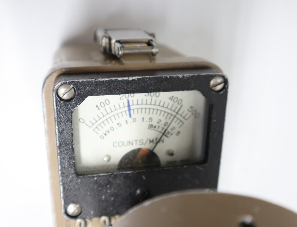 LUDLUM Model 12 Geiger Counter Survey Meter W/ Ludlum 44-9 Pancake GM ...