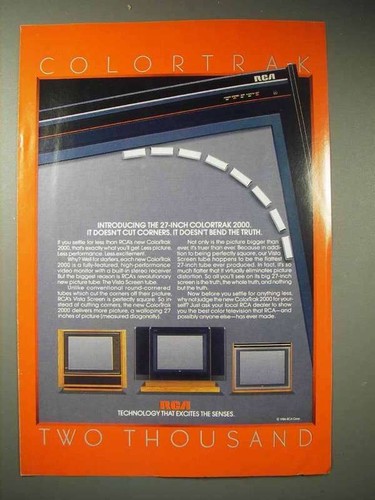 1986 RCA 27-inch ColorTrak 2000 Television Ad | eBay