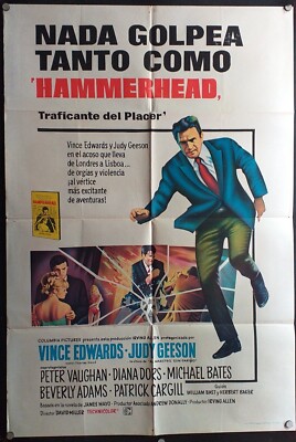 Hammerhead (1968) Vince Edwards, Judy Geeson, Peter Vaughan, Poster 8577 | eBay