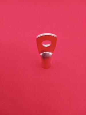 (4Pc) 6ga Lugs Copper Ring Terminals.1/4" Stud Hole Ring Terminals | eBay