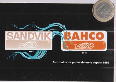 AUTOCOLLANTS C14. Pêche. SANDVIK-BAHCO | eBay