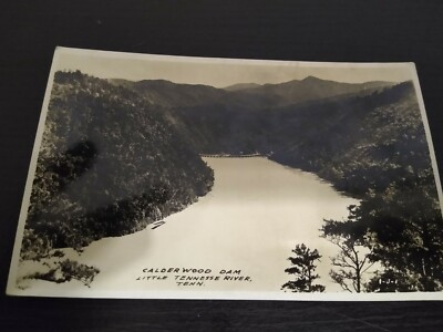 Calderwood Dam Little Tennessee River TN RPPC Photo Postcard Cline ...