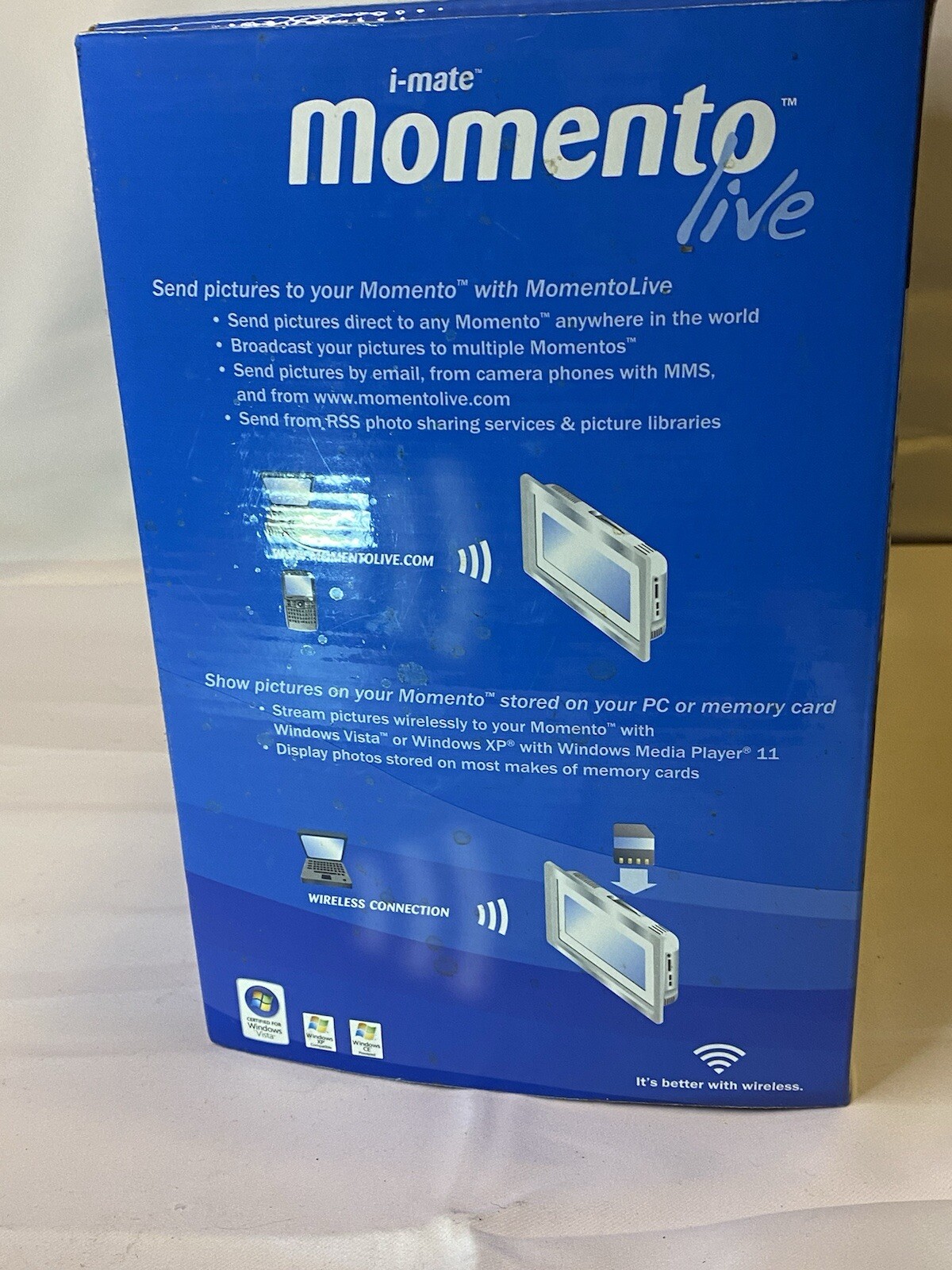 MOMENTO 70 7 INCH WIRELESS DIGITAL PICTURE FRAME, NEW IN THE BOX | eBay