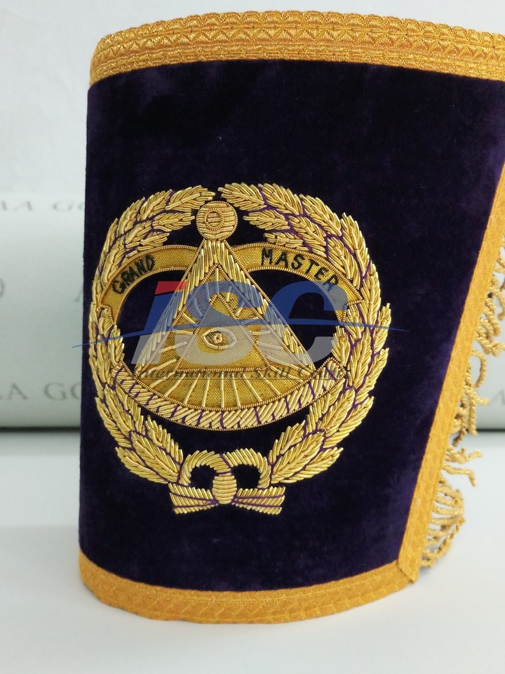 Masonic Regalia Deputy Grand Master 100% LAMBSKIN APRON With Chain ...