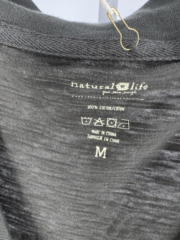 Natural Life Women's Charcoal Gray Charlie Cotton Oversized Jumpsuit ...