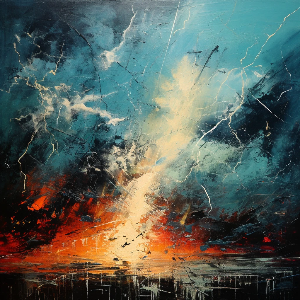Storm Painting Abstract