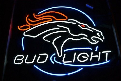 Denver Broncos Logo Beer Neon Sign Beer Bar Pub Restaurant Wall Decor ...