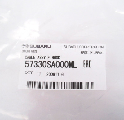 Genuine OEM Subaru 57330SA000ML Hood Lock Latch Release Cable 2003-2008 ...