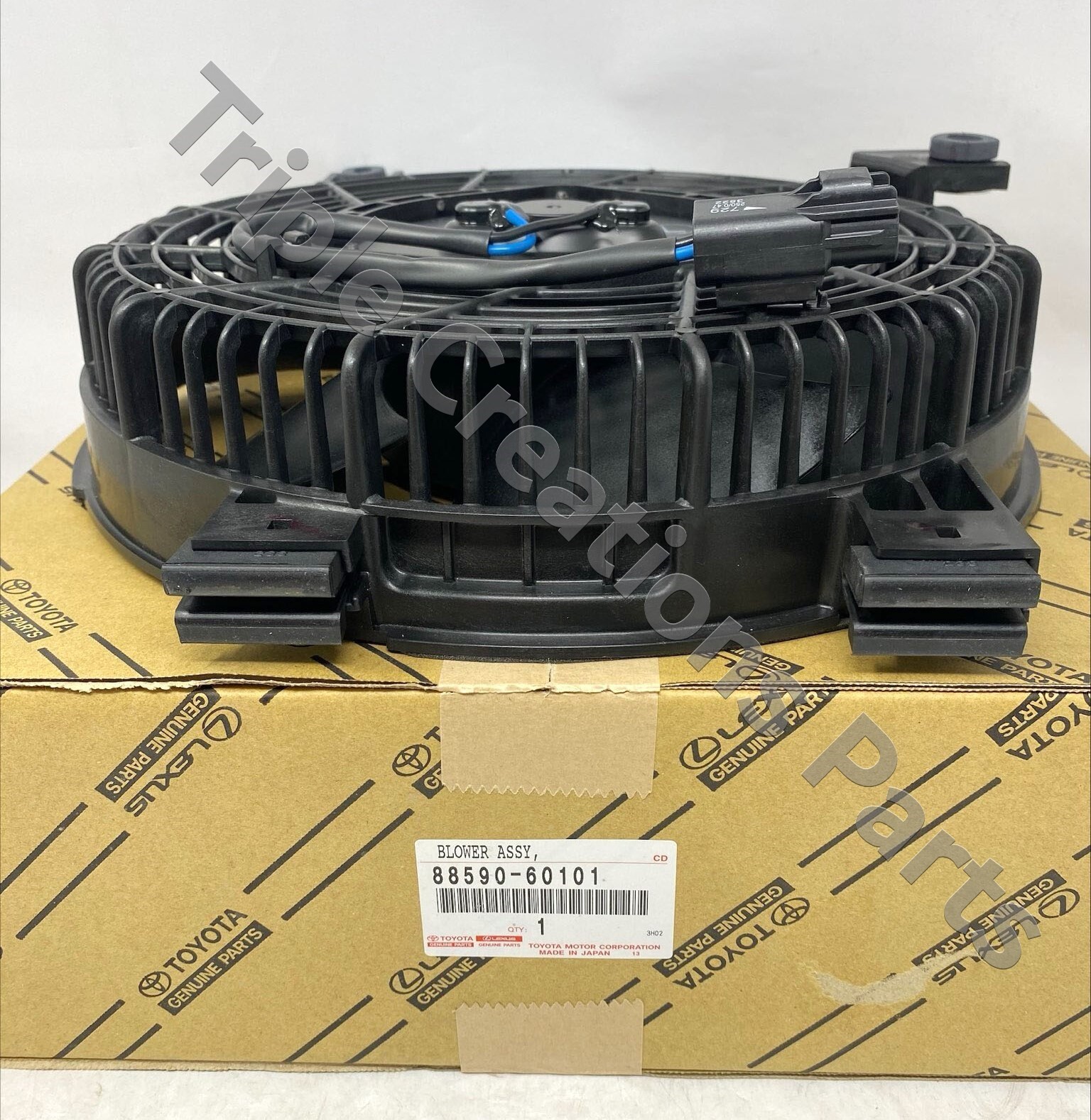 Genuine 8859060101 Toyota Blower Assy W/Shroud 88590-60101 OEM | eBay