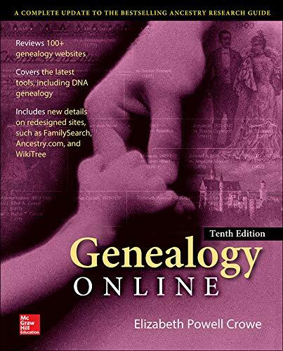 GENEALOGY ONLINE, TENTH EDITION By Elizabeth Crowe **Mint Condition ...