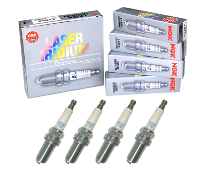 NGK Laser Iridium Spark Plugs Set 4PCS 2003-2011 for Mercedes-Benz ...