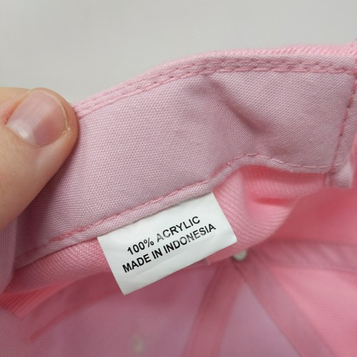 Las Vegas LV Strapback Hat Pink One Size Adjustable Embroidered 6 Panel ...