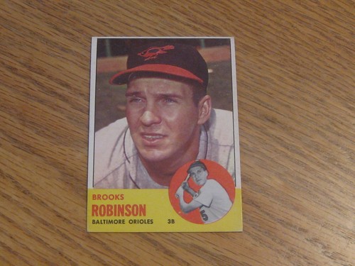 BROOKS ROBINSON 1963 Topps Baseball Card # 345 ex-nr.mint | eBay