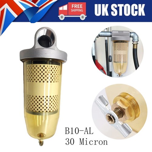 Fuel Tank Filter Assembly Water Separate Diesel 30Micron Max 25 Gpm ...