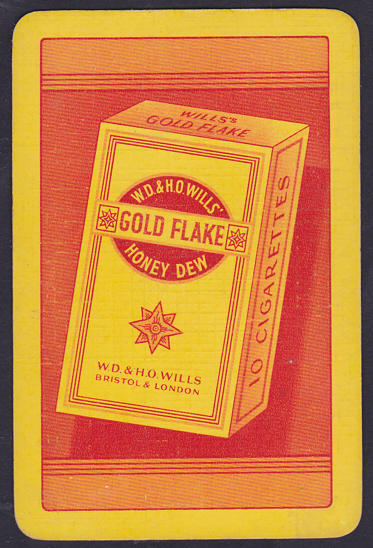 W D & H O Wills Gold Flake Honey Dew Cigarette Advertising Single ...
