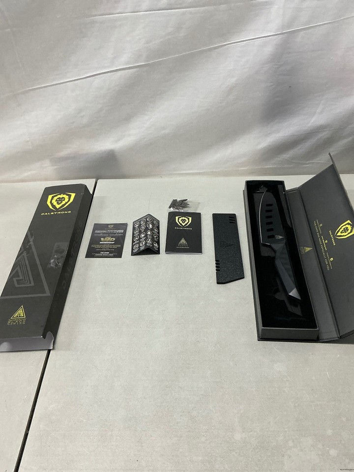 Dalstrongvegetable Chef Knife 7 Inch Shadow Black Series Bla | eBay