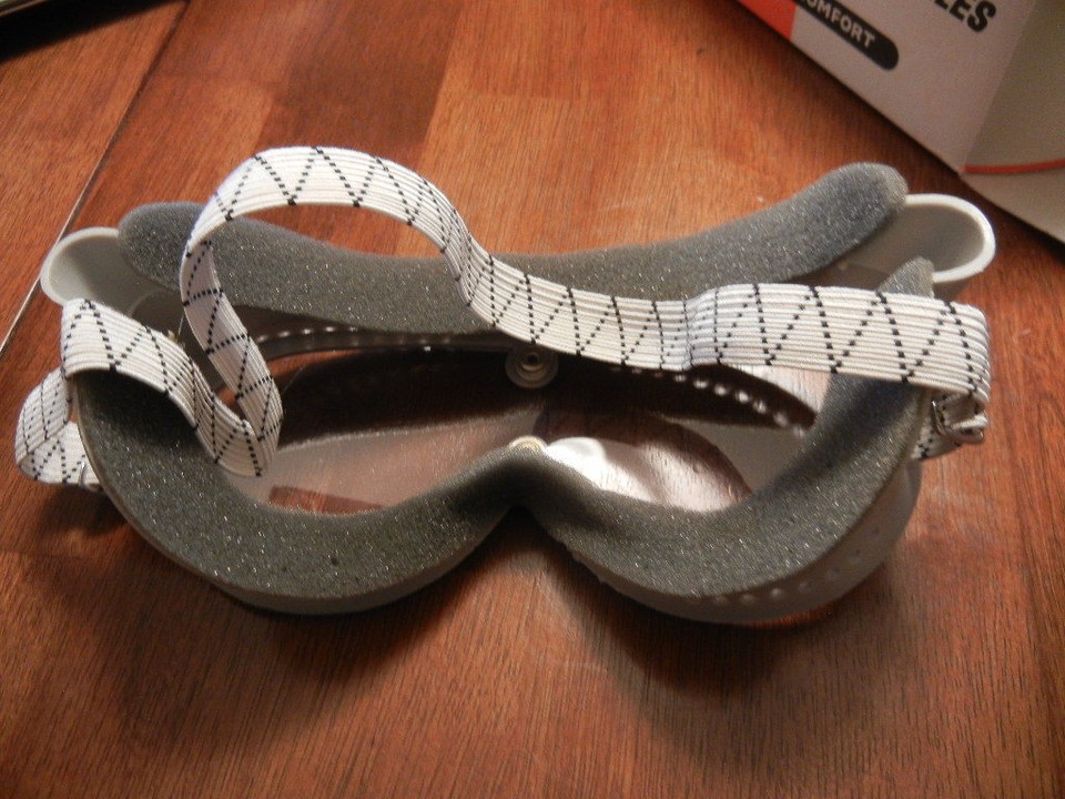 NOS Vintage Vispec Stadium Motorcycle Goggles Fit Over Glasses Grey ...
