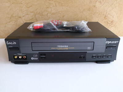Toshiba W-528 VCR VHS Player 4 Head HI-Fi Cassette Recorder - Tested ...