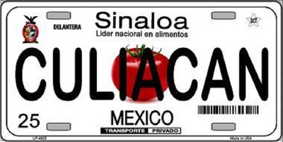 CULIACAN Sinaloa Mexico Novelty Metal License Plate | eBay