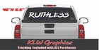 Ruthless Decal Sticker Turbo Diesel Truck Crew Cab 6.6L JDM Euro Mud ...