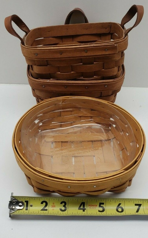 (3) Longaberger Mixed Lot Baskets various sizes | eBay