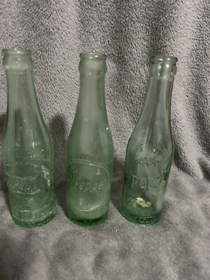 3x Vintage DR PEPPER 10-2-4 Soda Bottle 6 Oz Embossed | eBay