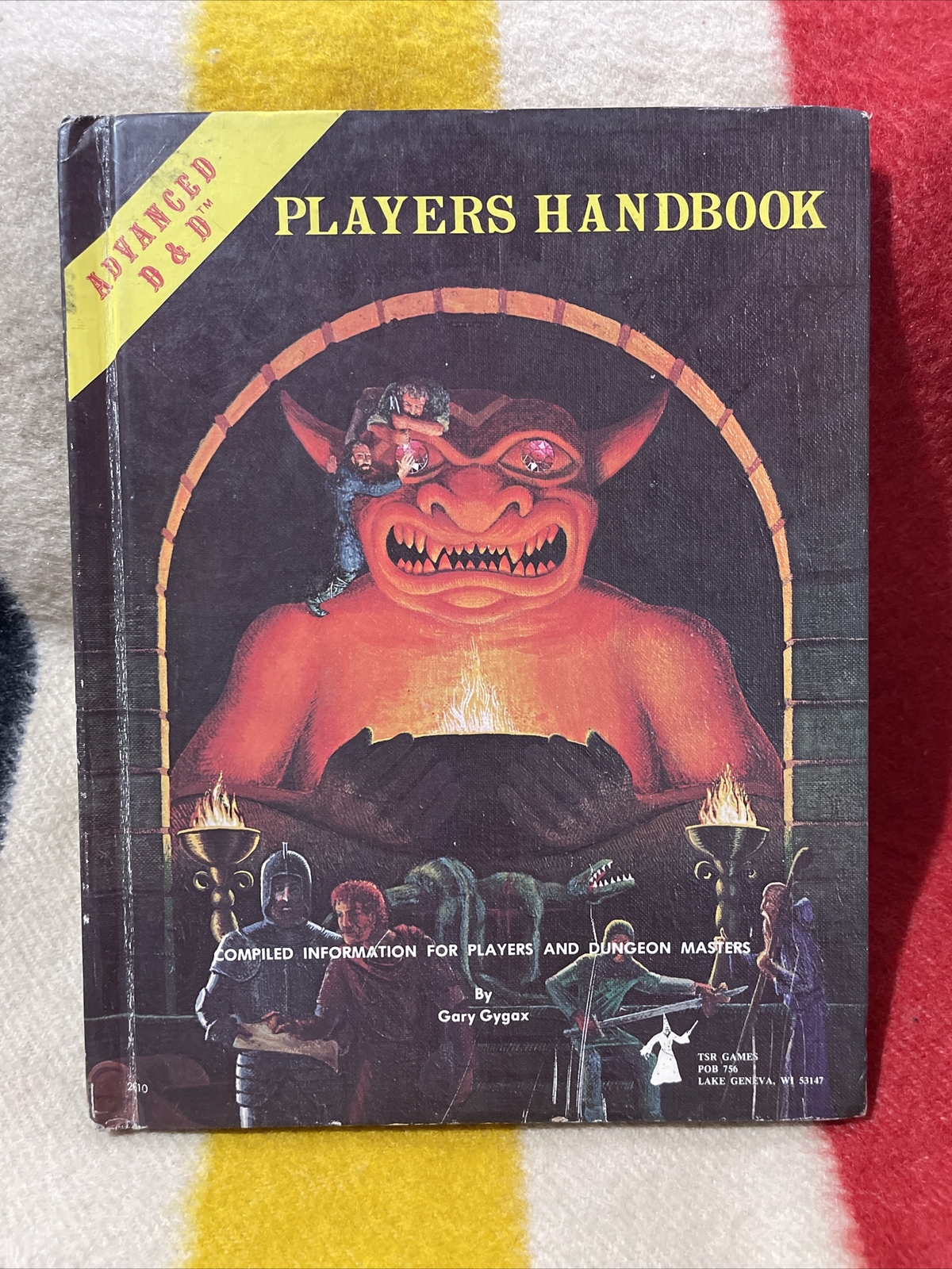 Advanced Dungeons and Dragons Players Handbook 1st ed 6th printing 1980 ...