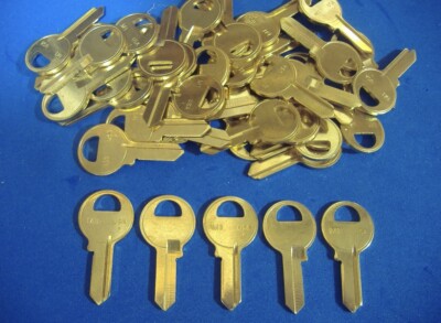 LOT OF FIFTY LOCKSMITH M1 KEY BLANKS FITS MASTER BRASS MADE IN USA | eBay