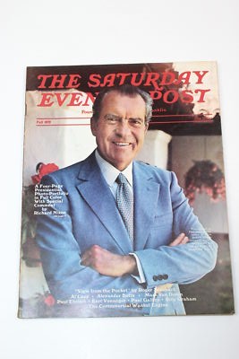 Richard Nixon The Saturday Evening Post Magazine Roger Staubach Fall ...