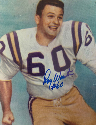 Roy Winston Minnesota Vikings Signed 8x10 Color Photo #3 W/COA | eBay