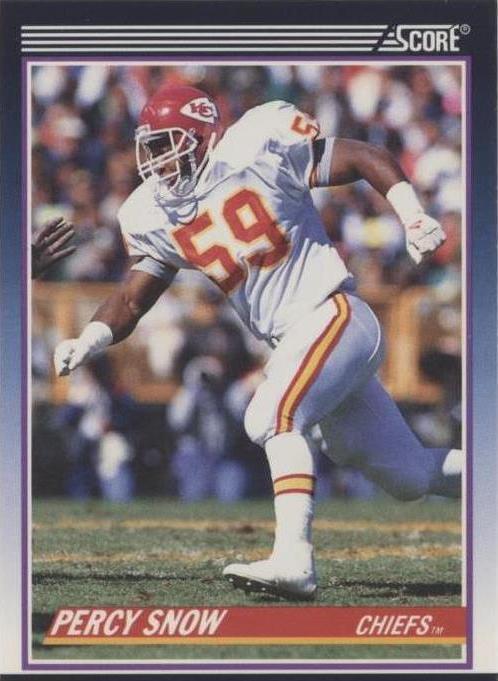 1990 Score - Rookie & Traded (Supplemental) Percy Snow #86T (RC) for ...