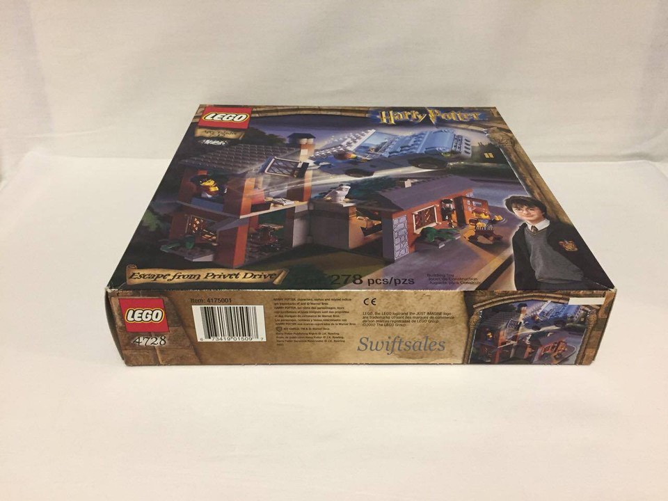 LEGO 4728 Harry Potter Escape From Privet Drive - Vintage 2002 HP Set ...