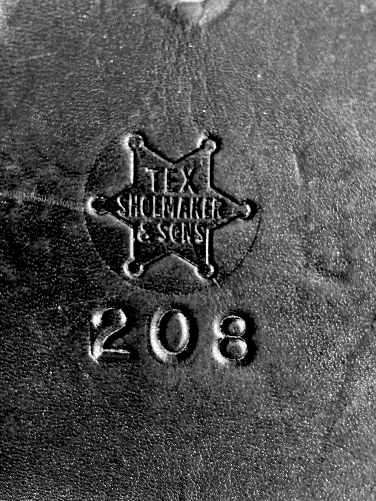 VINTAGE TEX SHOEMAKER & SONS BLACK LEATHER DOUBLE CARTRIDGE HOLDER ...